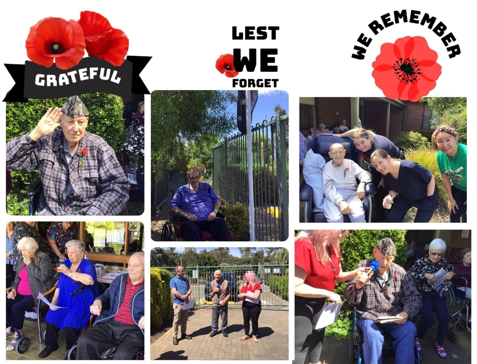 PHRC - Remembrance Day - Para Hills Residential Care